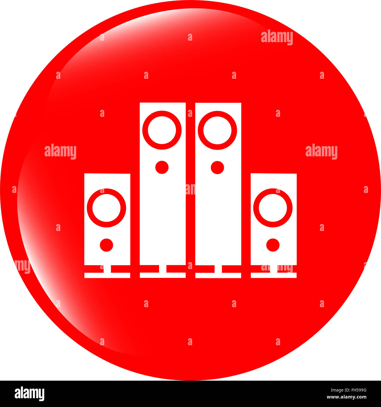 vector Speaker. Button. icon isolated on white background Stock Photo ...