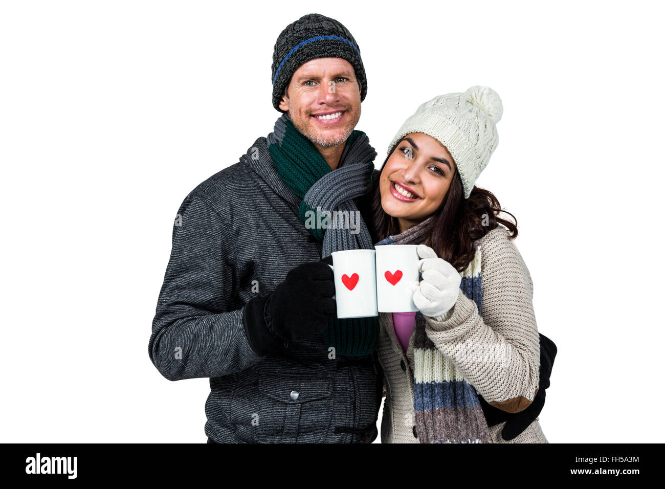 Hot cold couple hi-res stock photography and images - Alamy