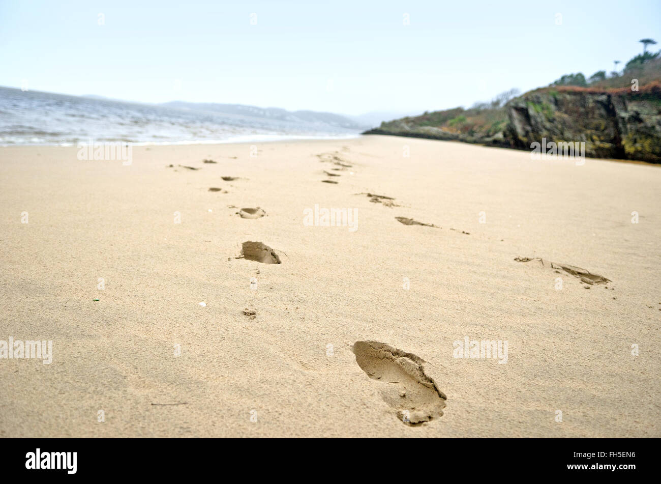 Mysterious footprints hi-res stock photography and images - Alamy