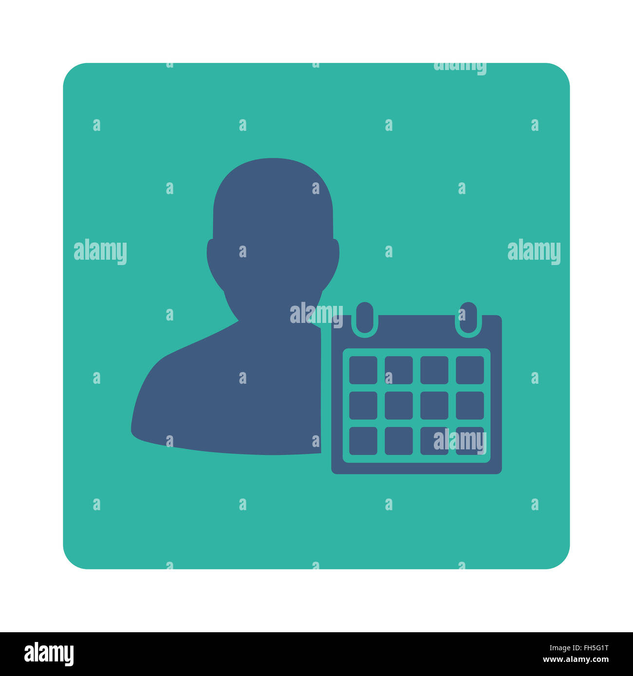 Calendar rounded corners icon hi-res stock photography and images - Alamy