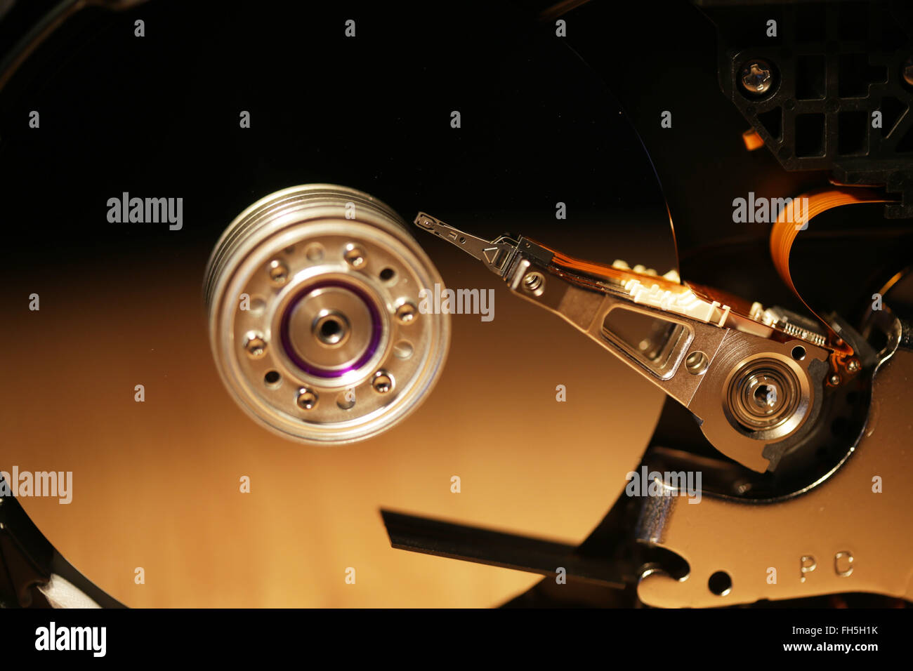 Open hard drive Stock Photo - Alamy