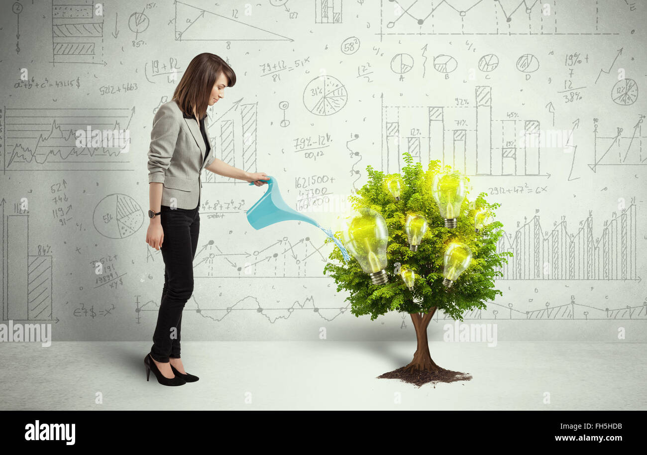 Brain tree concept tree growing hi-res stock photography and images - Alamy