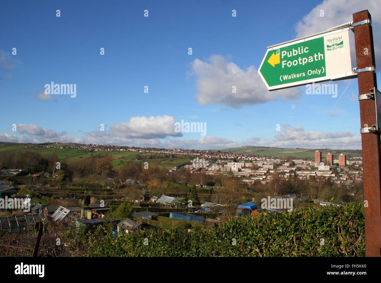 Sheffield allotments hi-res stock photography and images - Alamy