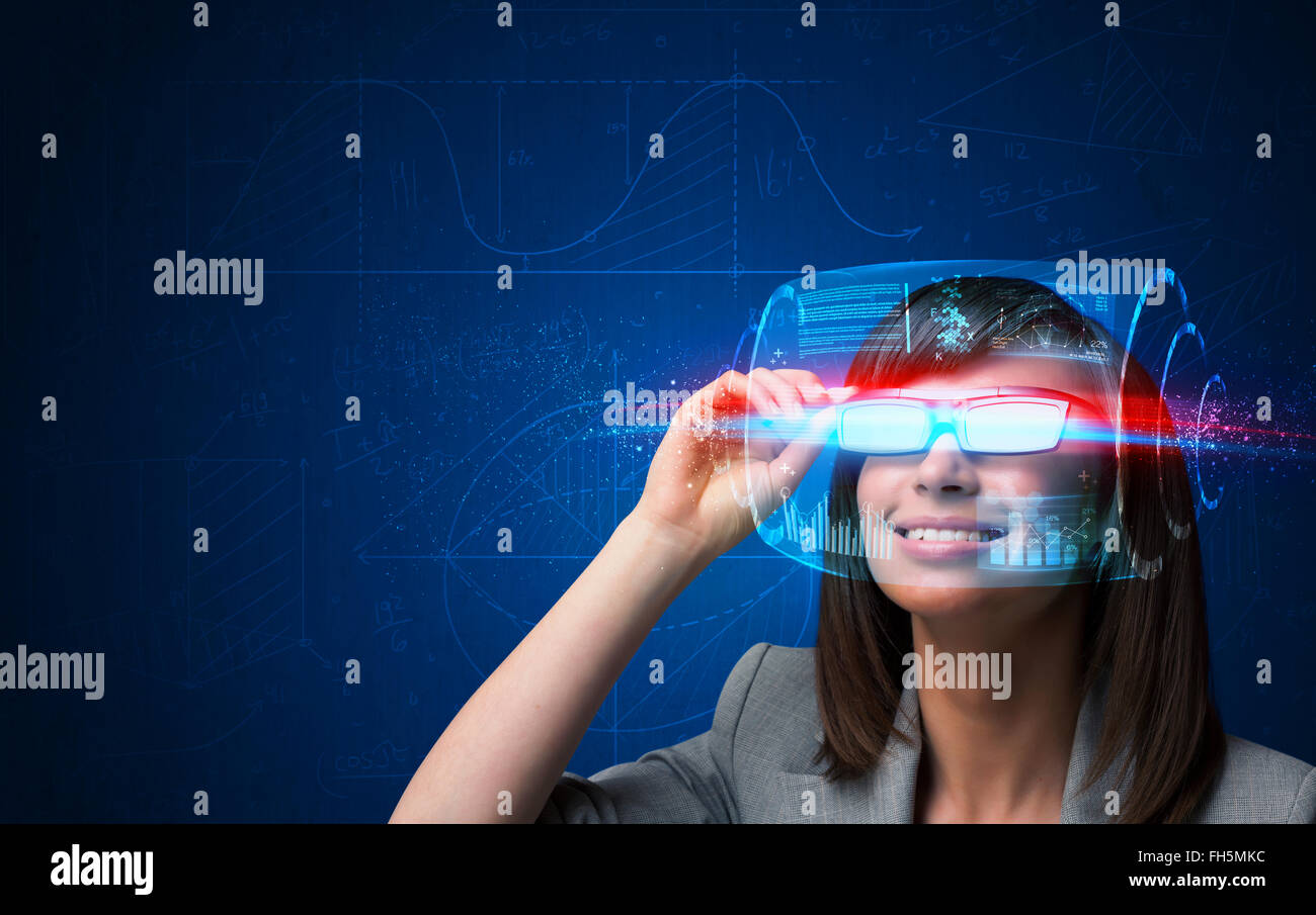 Futuristic digital interface high tech hi-res stock photography and ...