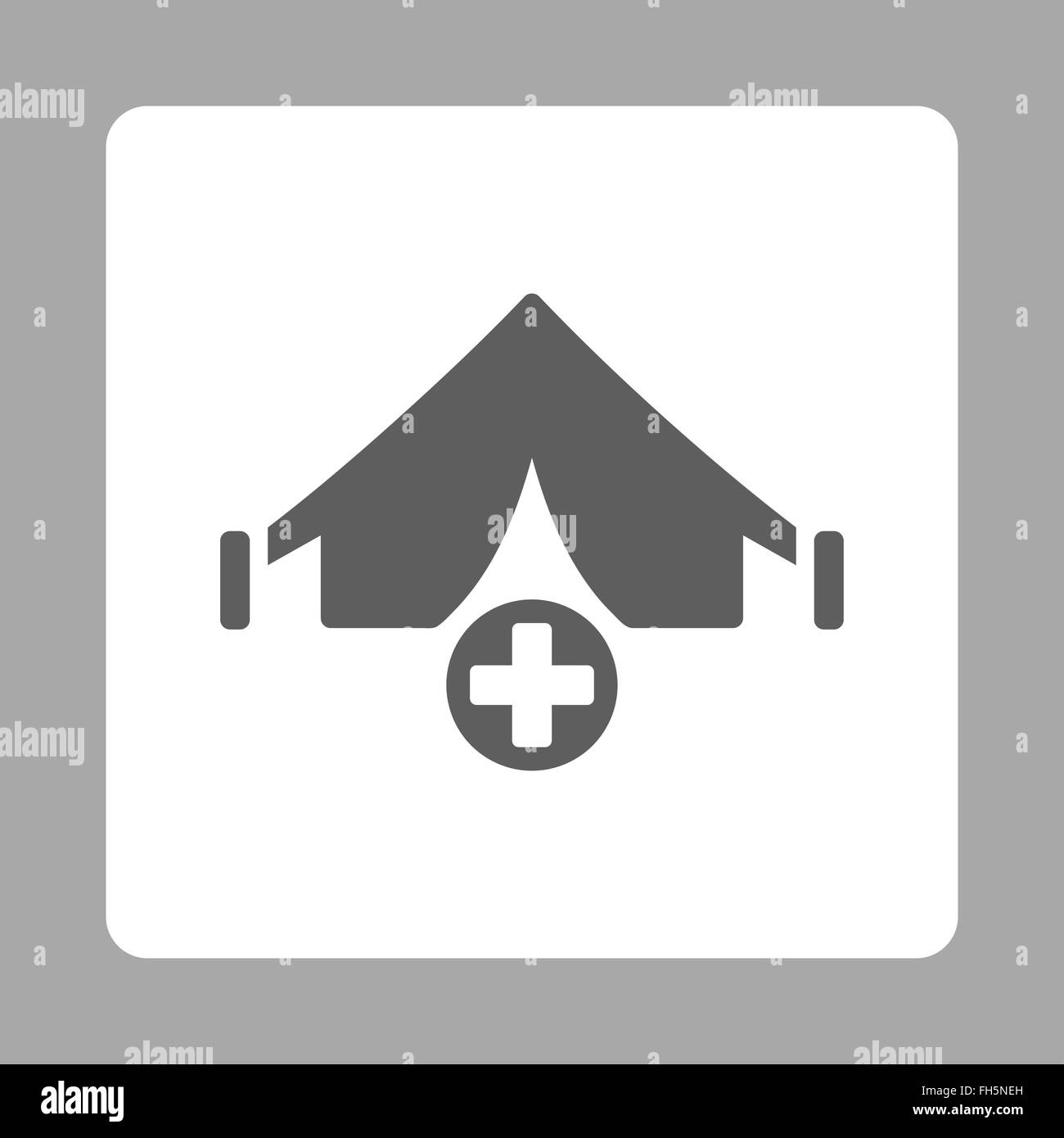 Field Hospital Flat Button Stock Photo - Alamy