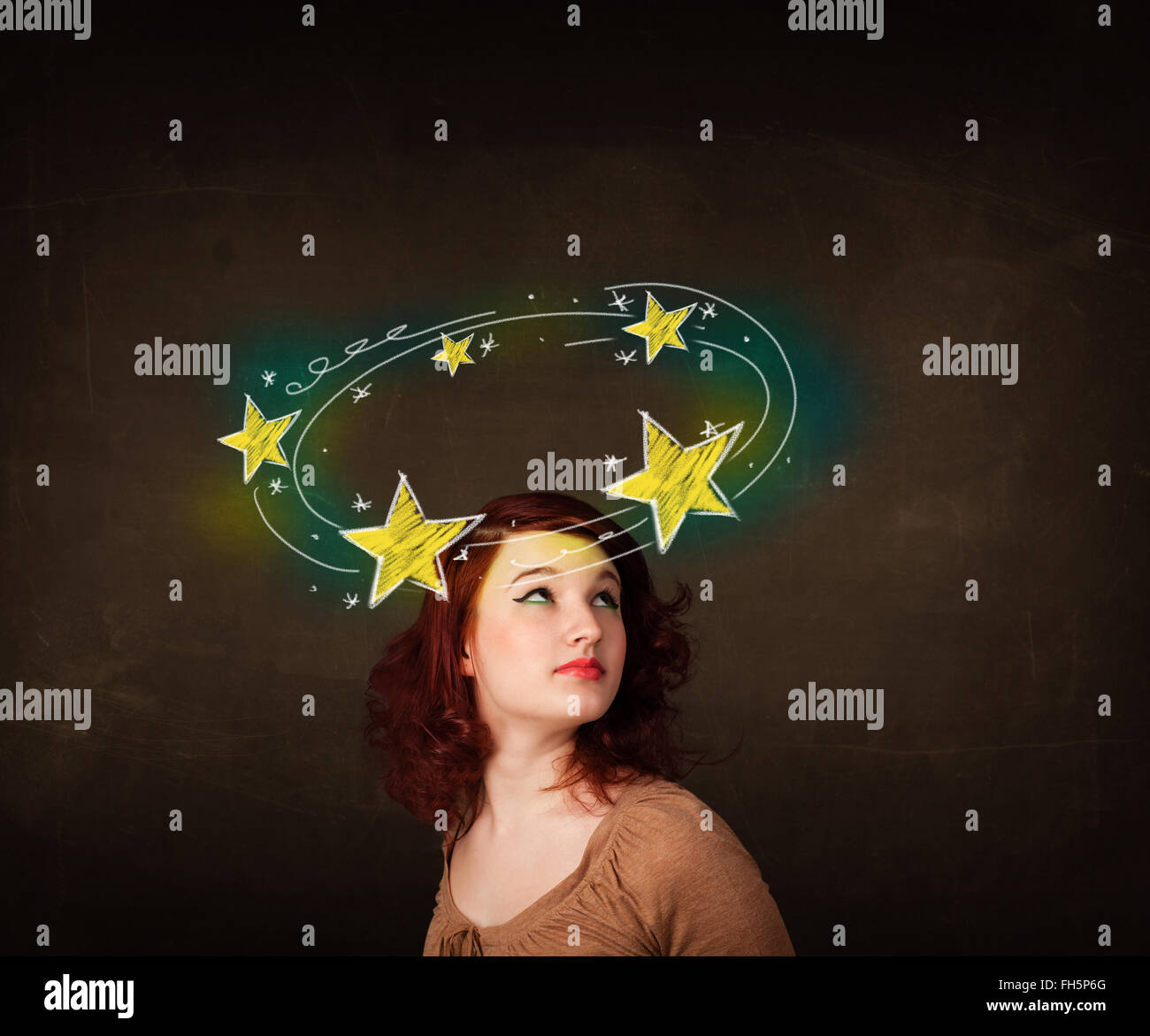 Seeing stars dizzy hi-res stock photography and images - Alamy