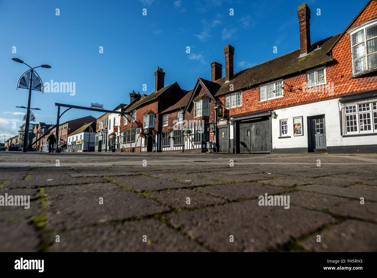 The George Hotel in Crawley High Street Stock Photo - Alamy