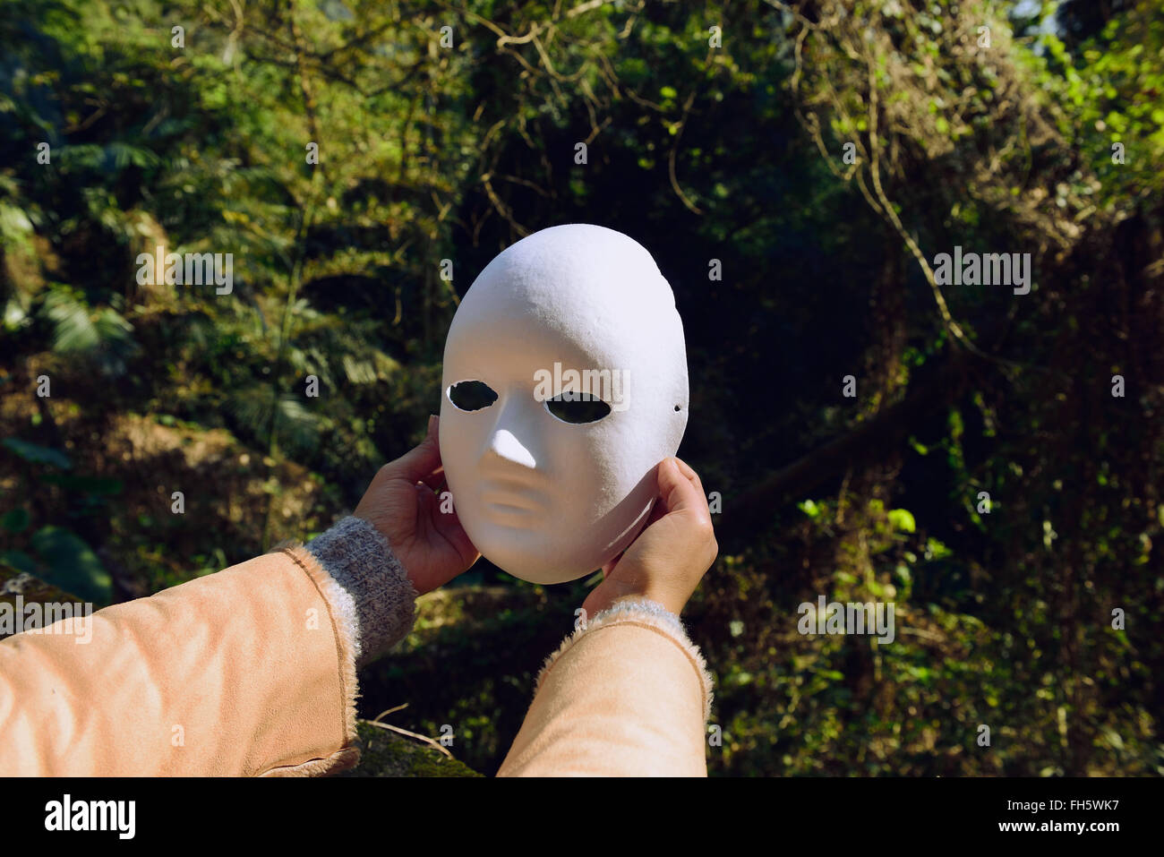 Close up the mask Stock Photo - Alamy