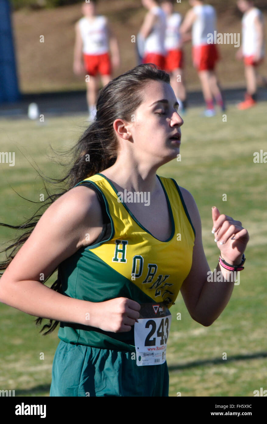 runner in a track meet Stock Photo - Alamy