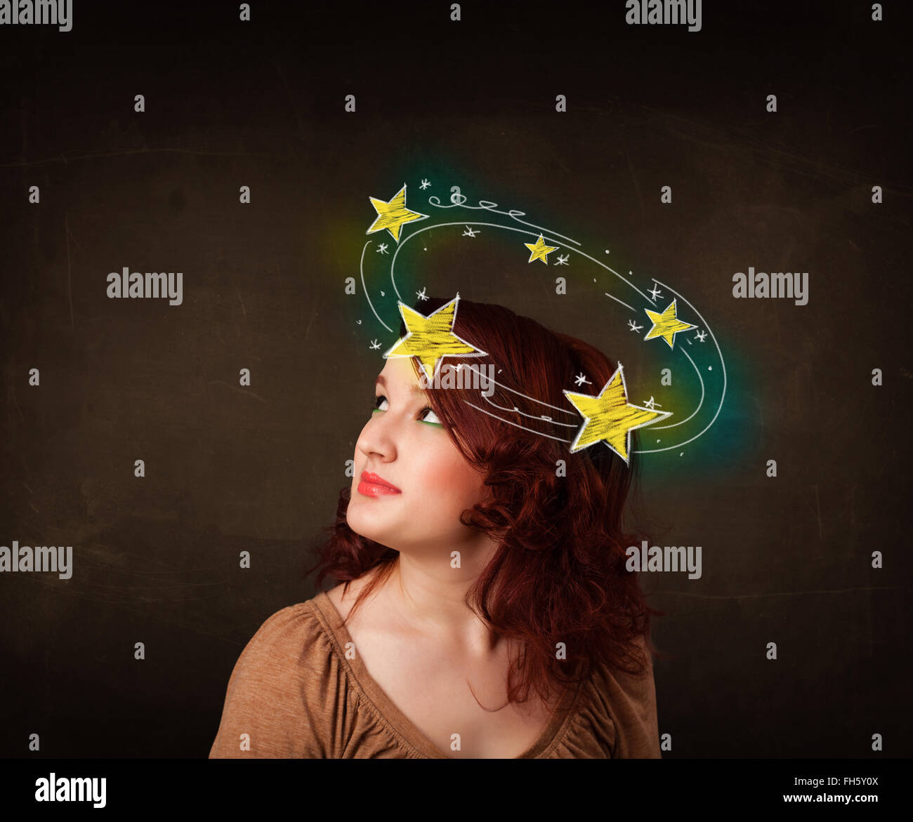 Seeing stars dizzy hi-res stock photography and images - Alamy