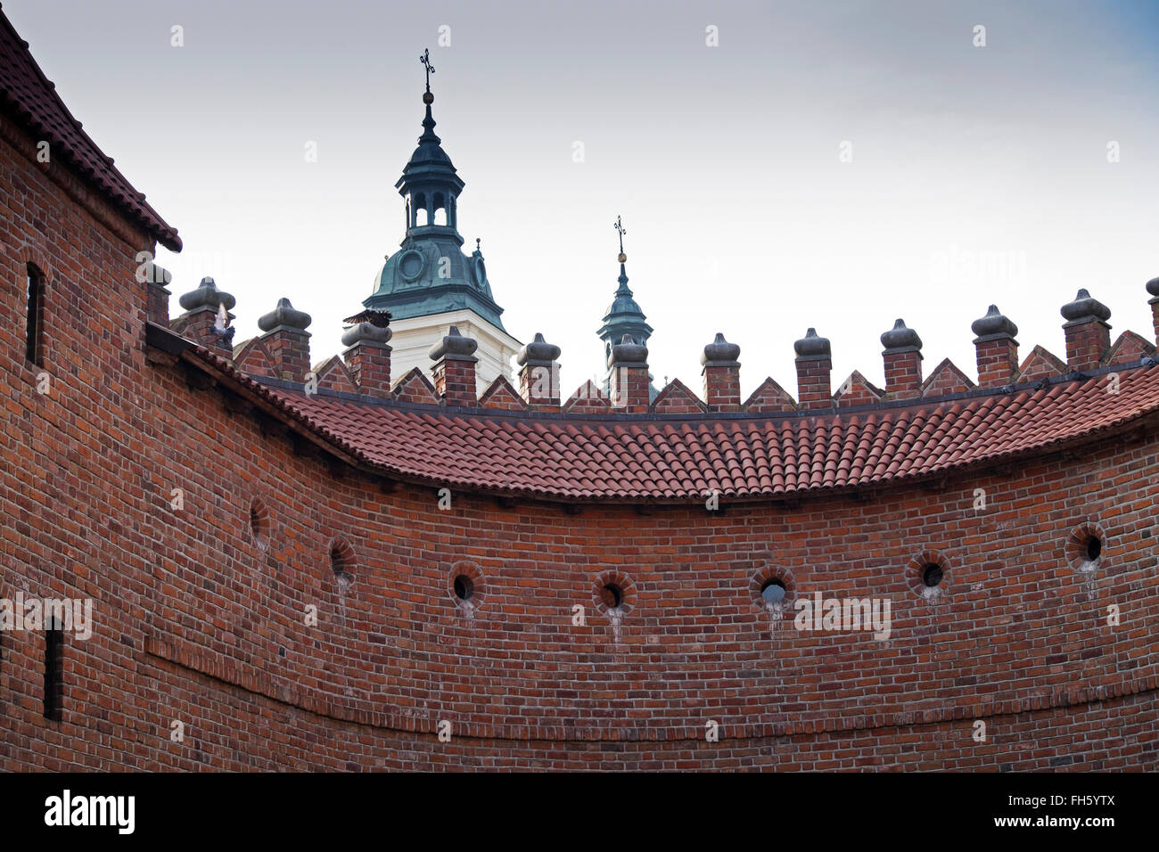 Brick Wall of Building, Stare Miasto, Warsaw, Poland Stock Photo - Alamy