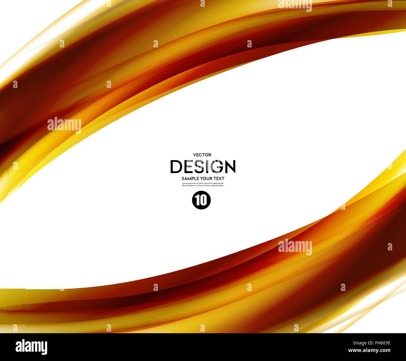 Abstract smooth wave motion illustration Stock Vector Image & Art - Alamy