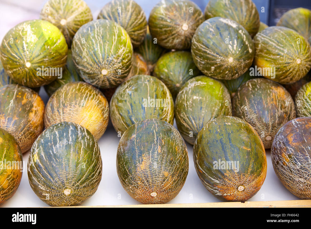 Stacked melons hi-res stock photography and images - Alamy
