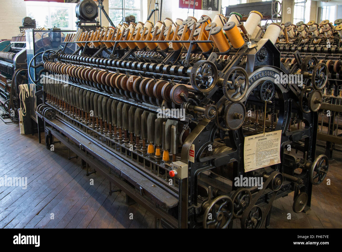 Old spinning machine hi-res stock photography and images - Alamy