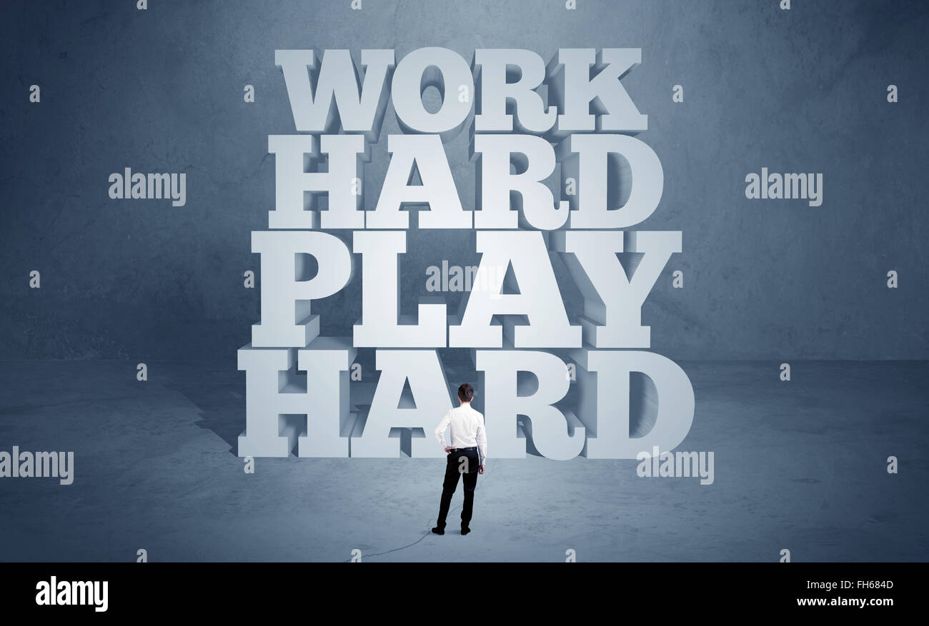 Hard working motivation for business person Stock Photo - Alamy