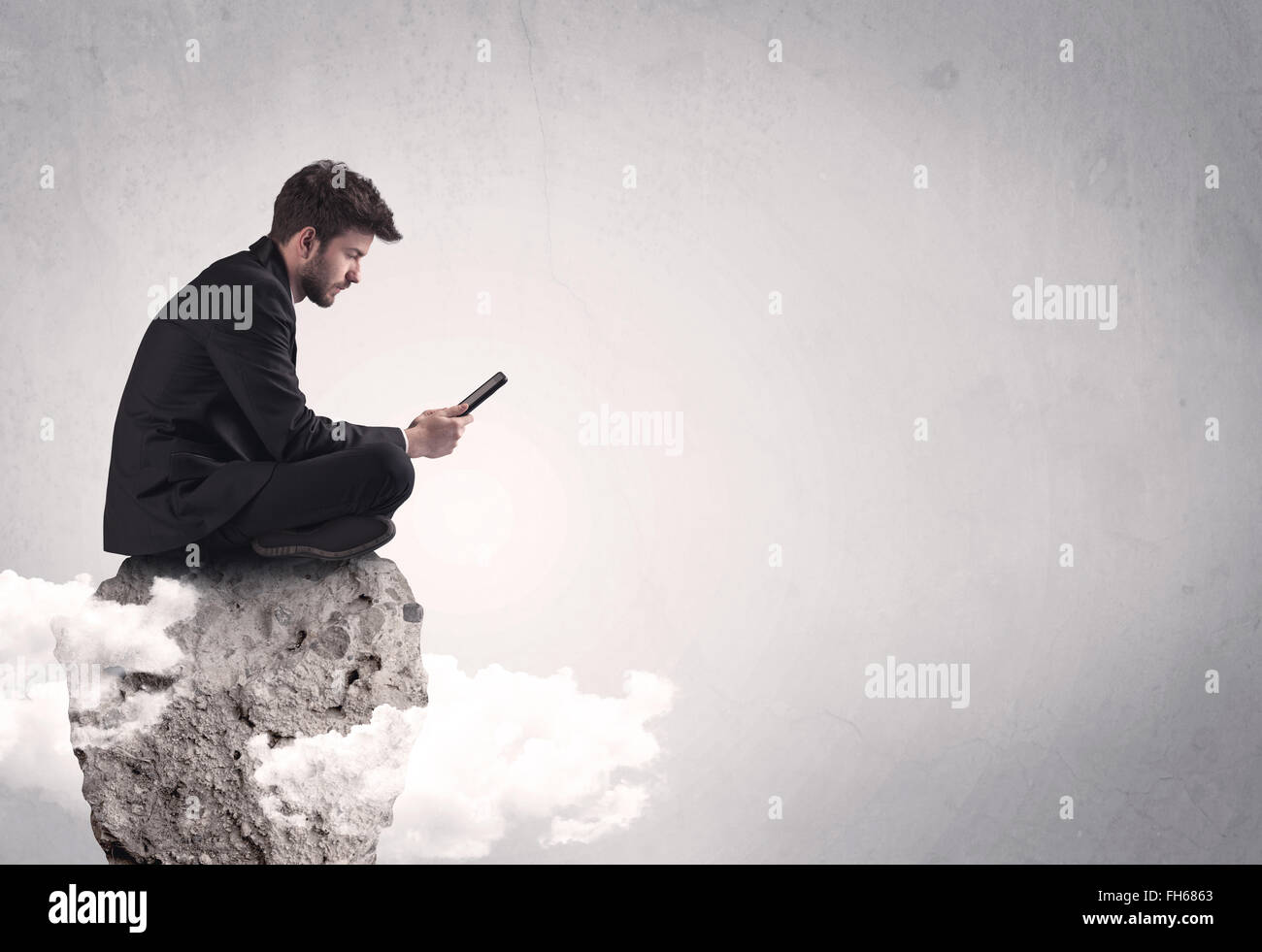 Silent sitting hi-res stock photography and images - Alamy