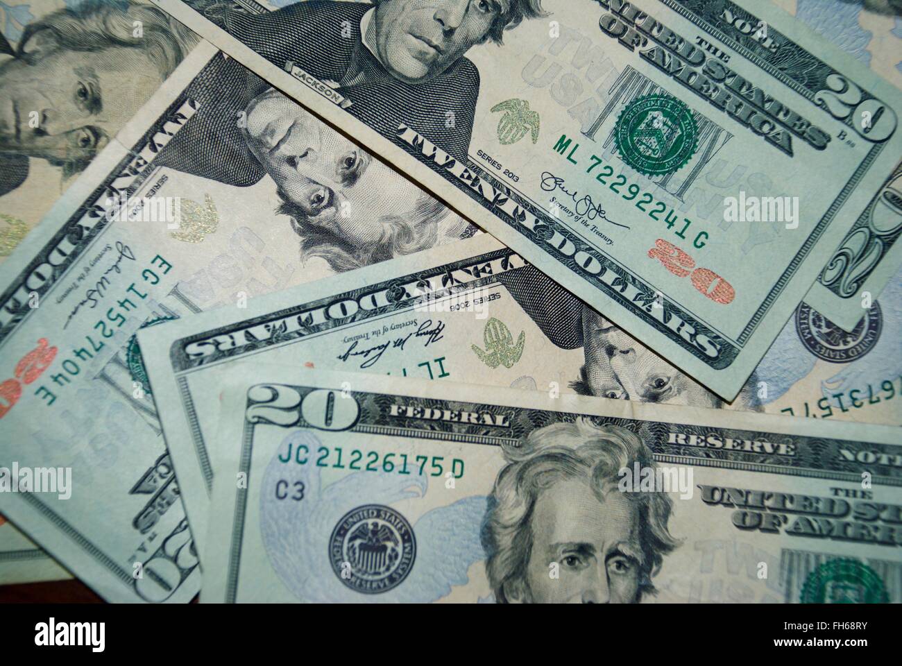 20 dollar bill hi-res stock photography and images - Alamy