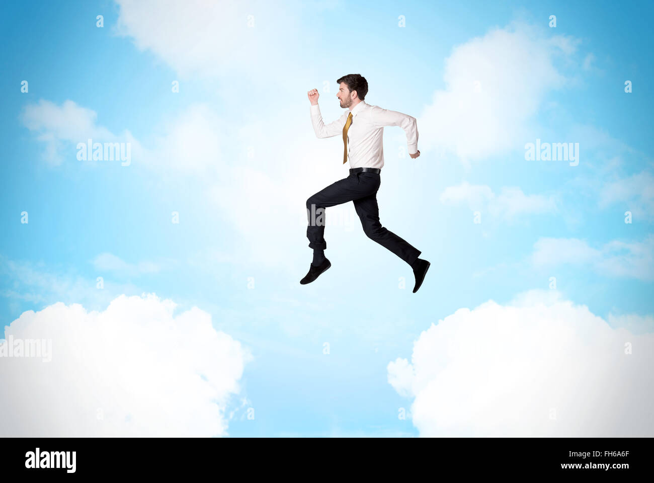 Person jumping hi-res stock photography and images - Alamy