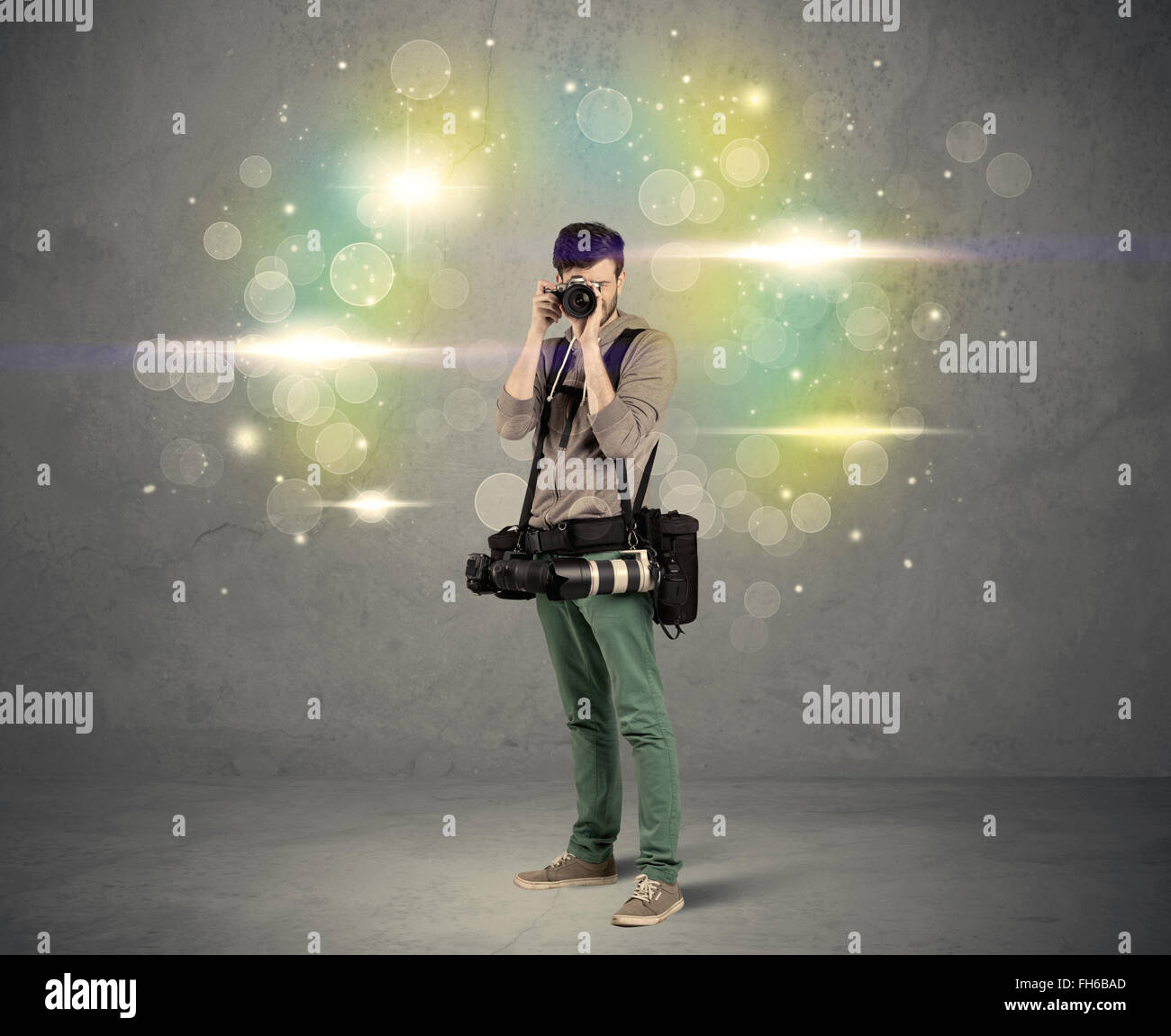 Flashing lights studio hi-res stock photography and images - Alamy