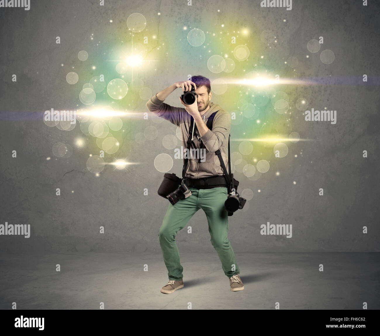 Flashing lights studio hi-res stock photography and images - Alamy