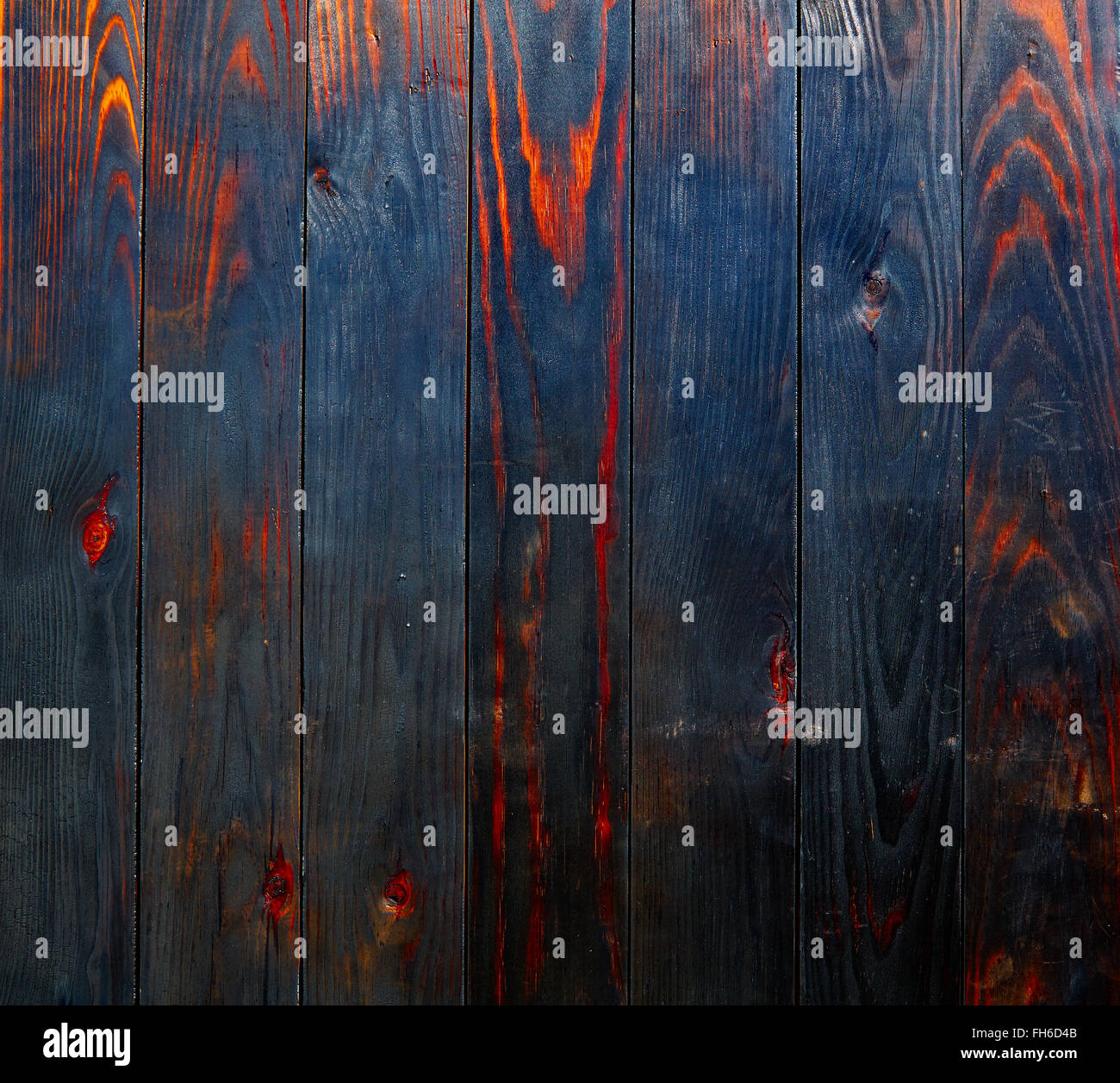 Burned wood board fence texture pattern background Stock Photo - Alamy