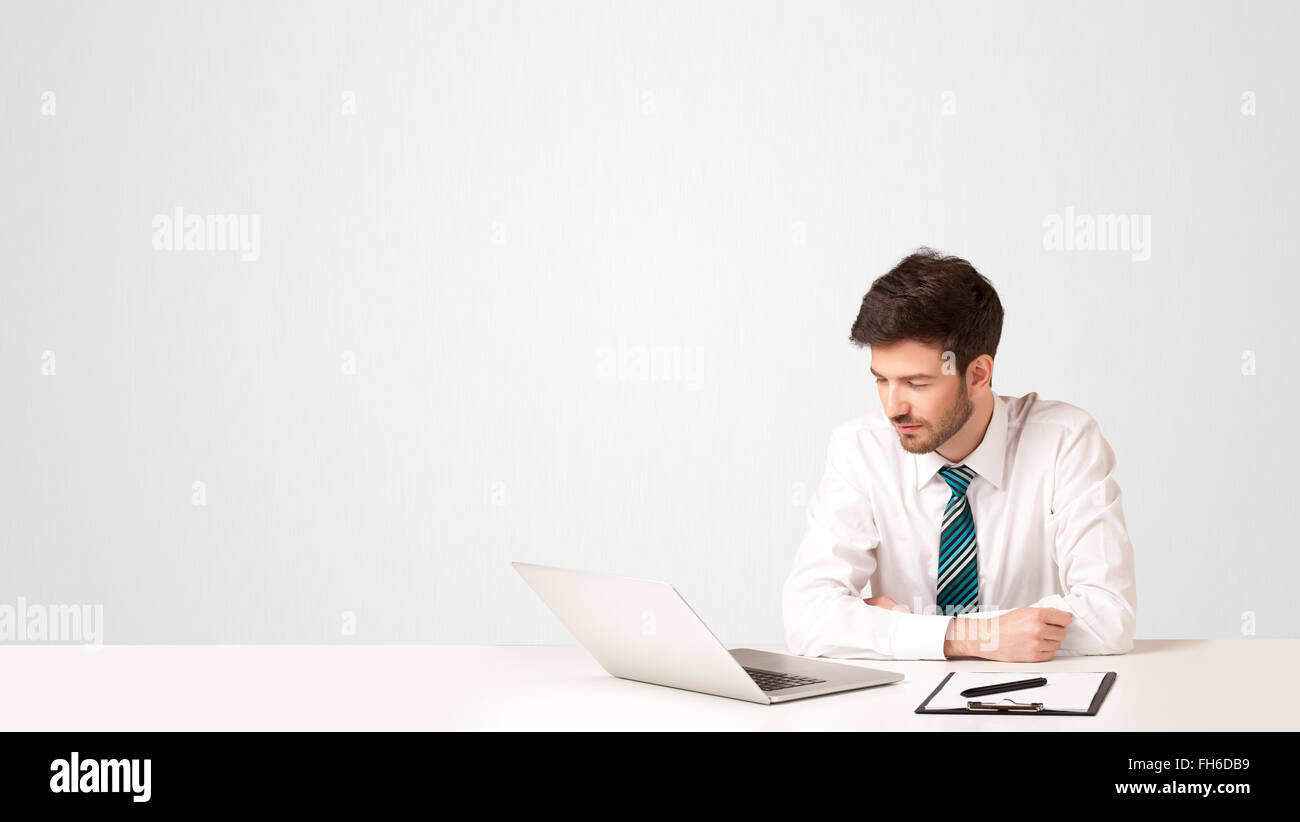 Business man with white background Stock Photo - Alamy