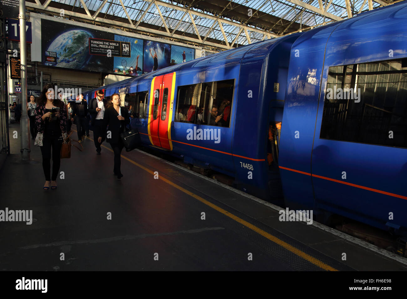Waterloo station in London, England, UK Stock Photo - Alamy