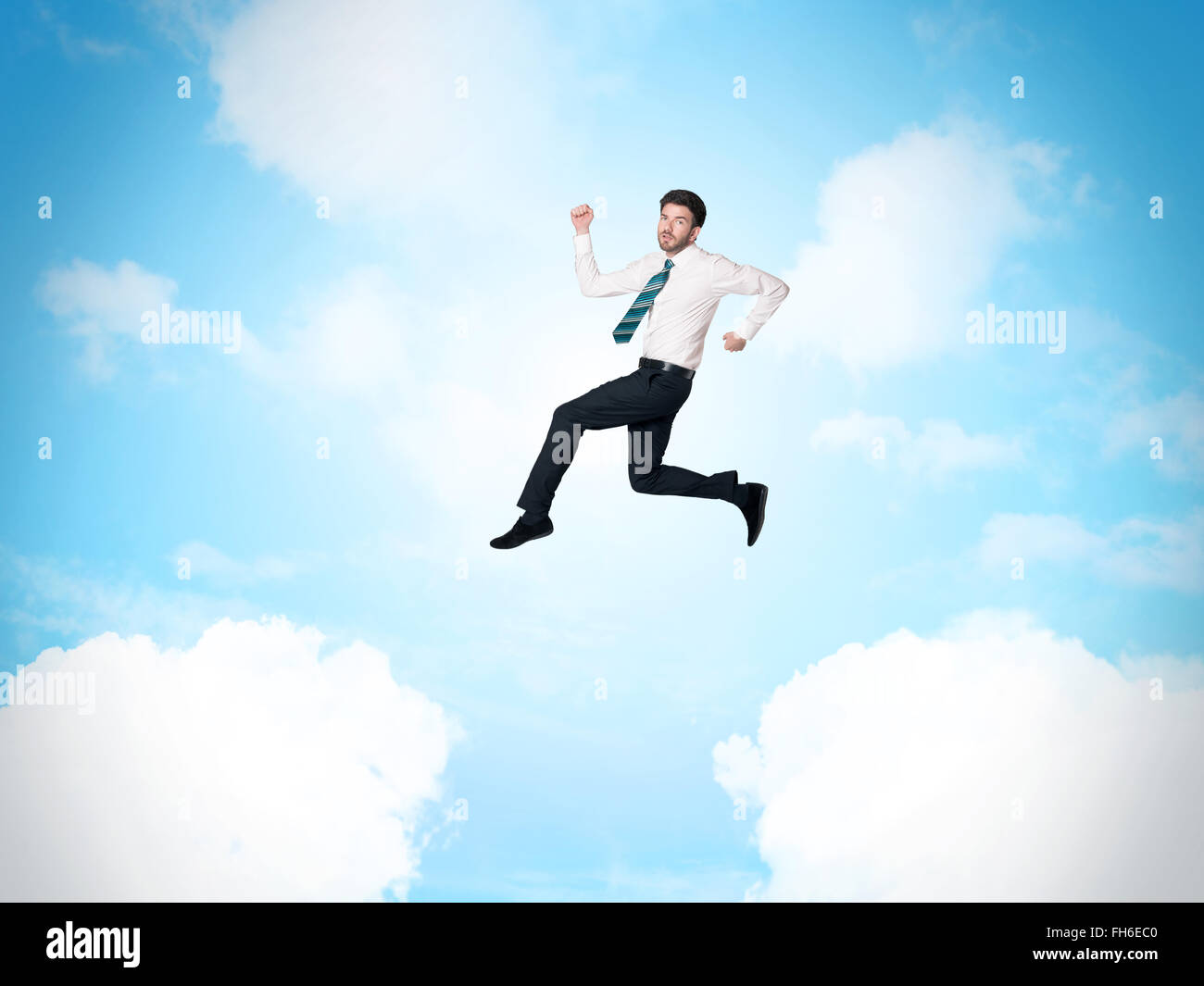 Person jumping hi-res stock photography and images - Alamy