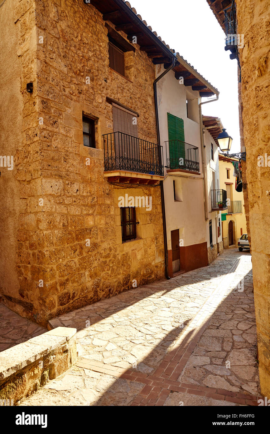 Beceite village in Teruel Spain in Matarrana area Stock Photo - Alamy