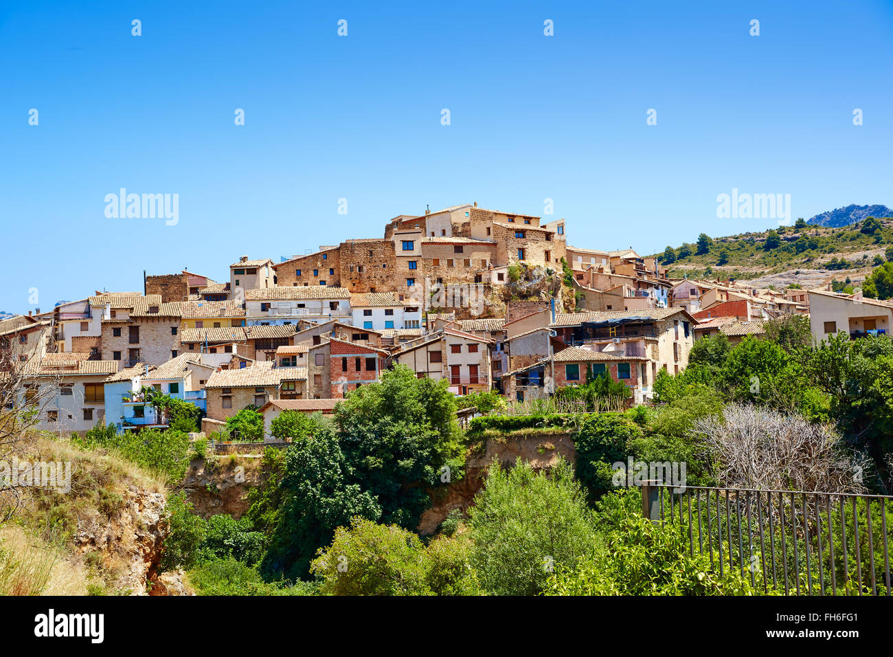 Beceite village in Teruel Spain in Matarrana area Stock Photo - Alamy
