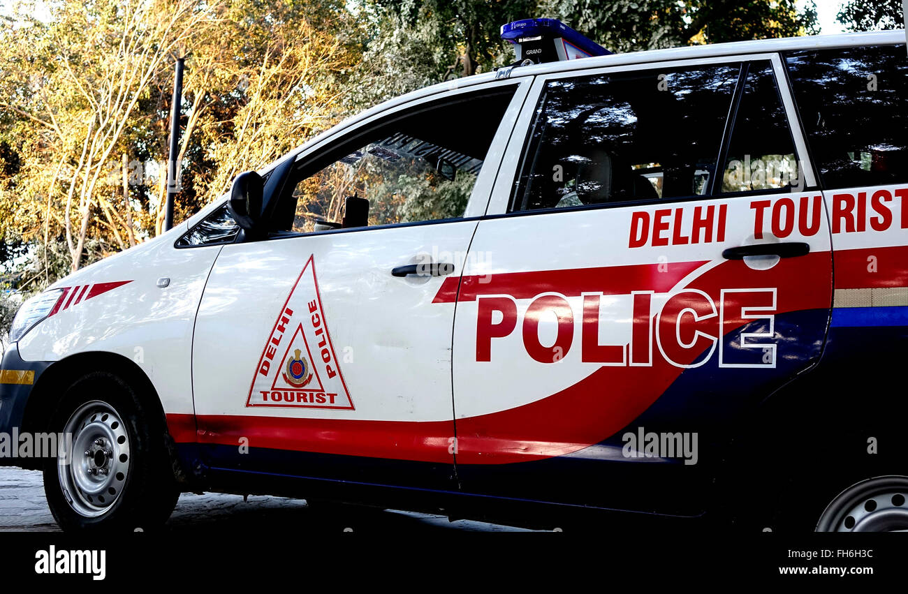 India police car hi-res stock photography and images - Alamy