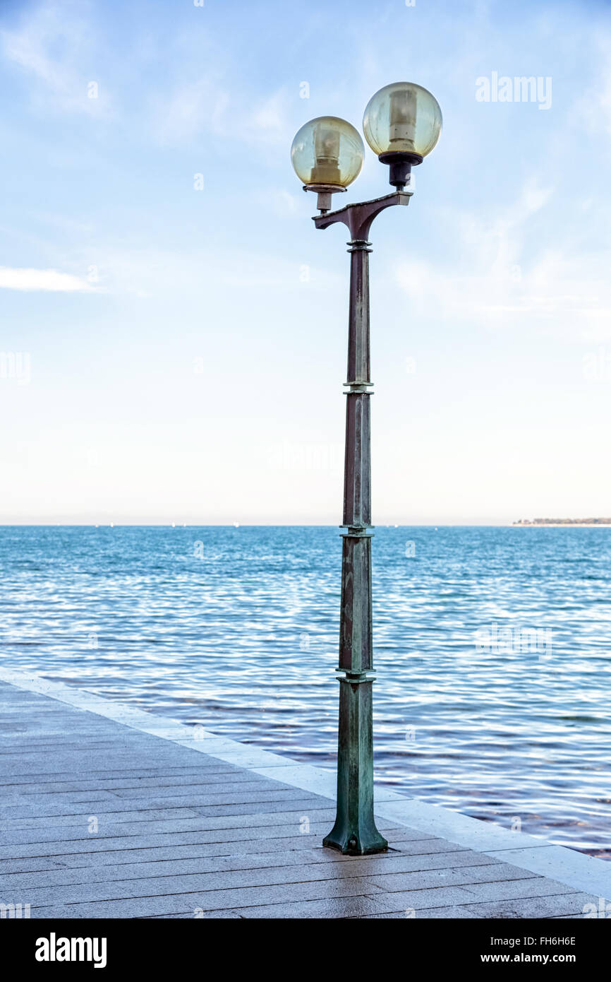Lamp at the beach Stock Photo - Alamy