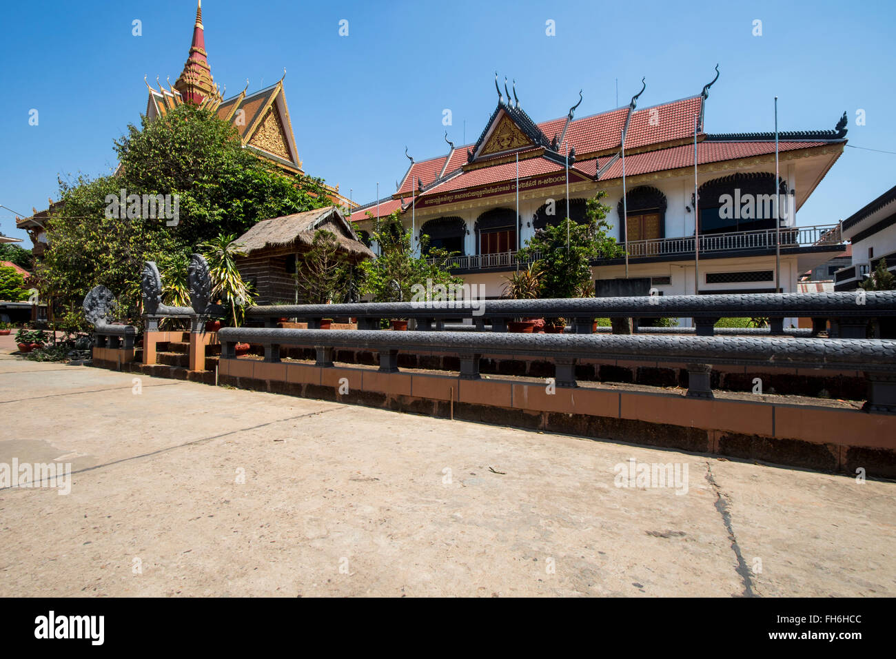 Wat Preah prom Rath Buddhist Temple Siem Reap Cambodia Stock Photo - Alamy