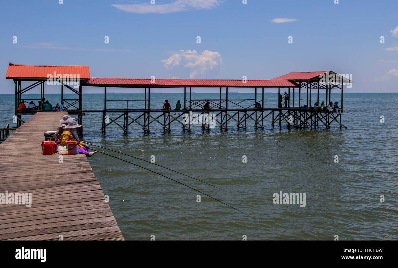 Jetty at sabah island hi-res stock photography and images - Alamy