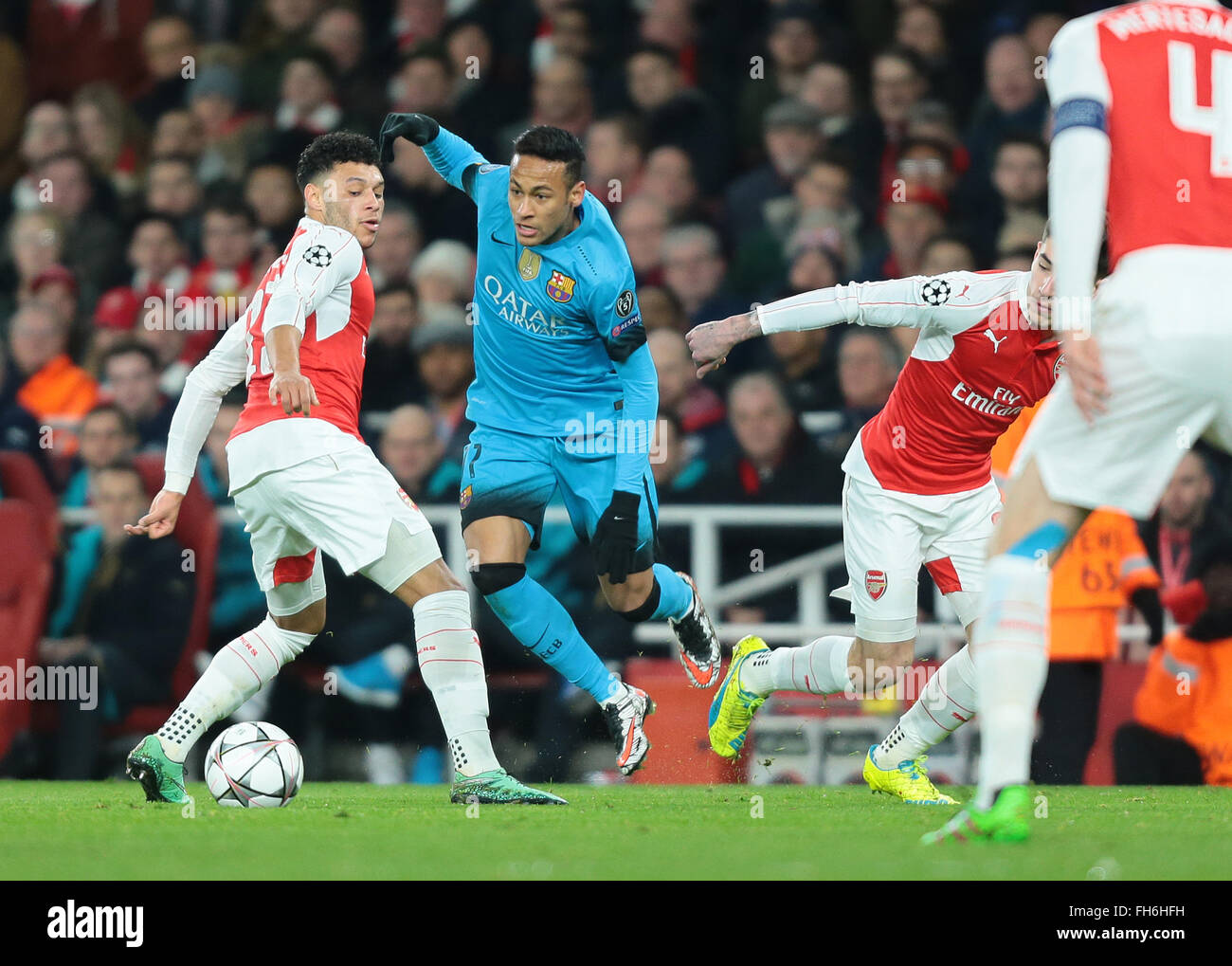 Emirates Stadium, London, UK. 23rd Feb, 2016. UEFA Champions League ...