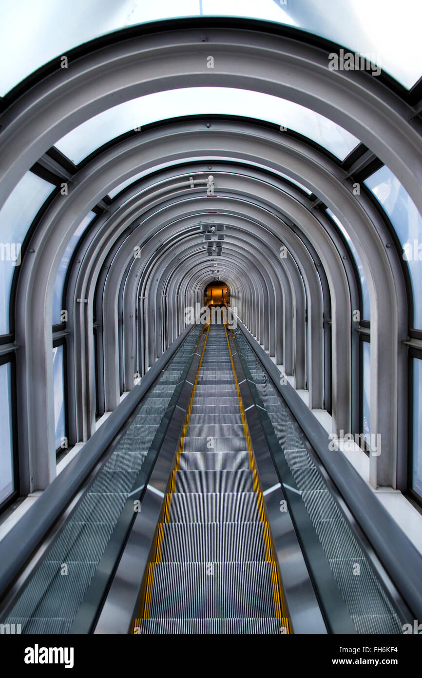 Escalator taken at the Umeda Sky Building Stock Photo - Alamy