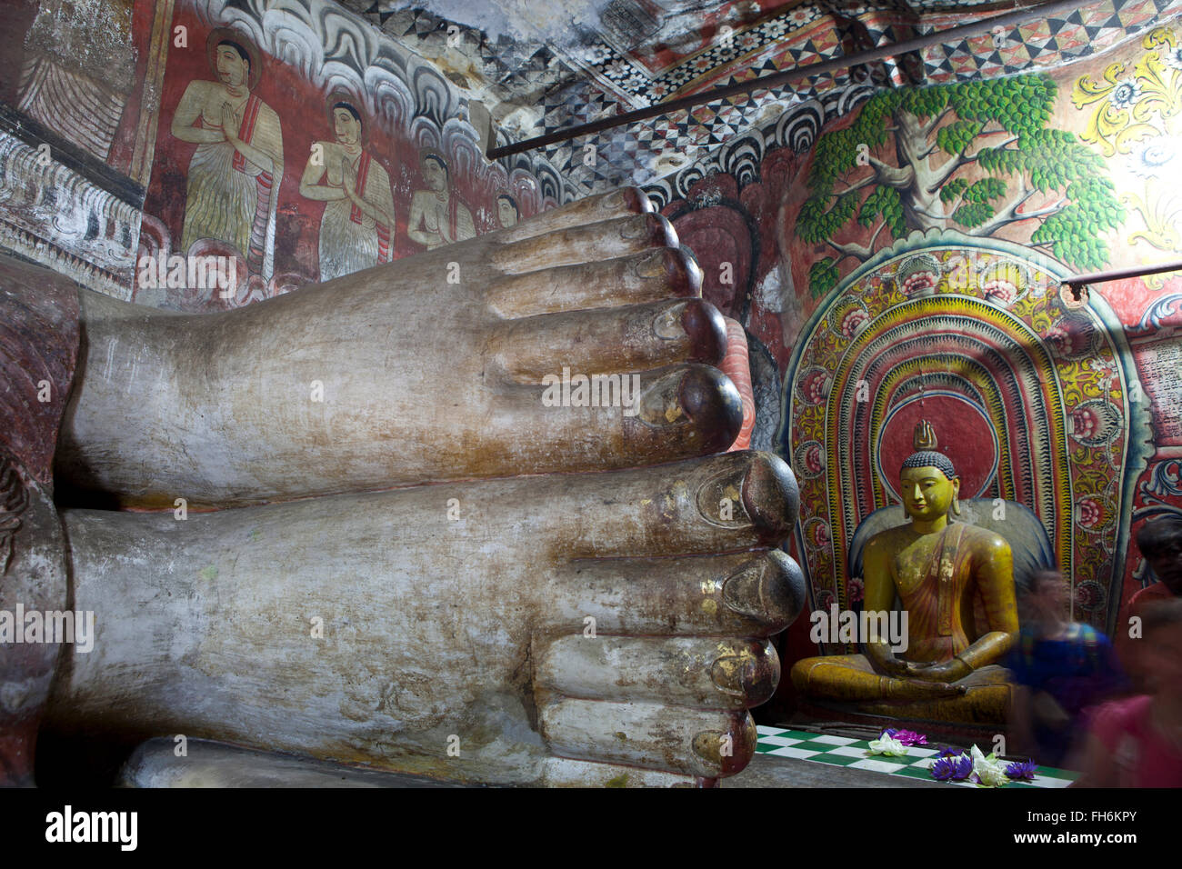 Dambulla Rock Caves, Kandi, Sri Lanka Stock Photo - Alamy