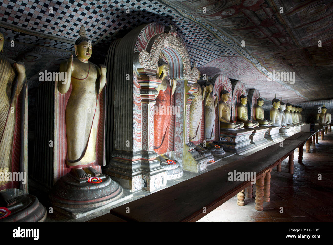 Dambulla Rock Caves, Kandi, Sri Lanka Stock Photo - Alamy