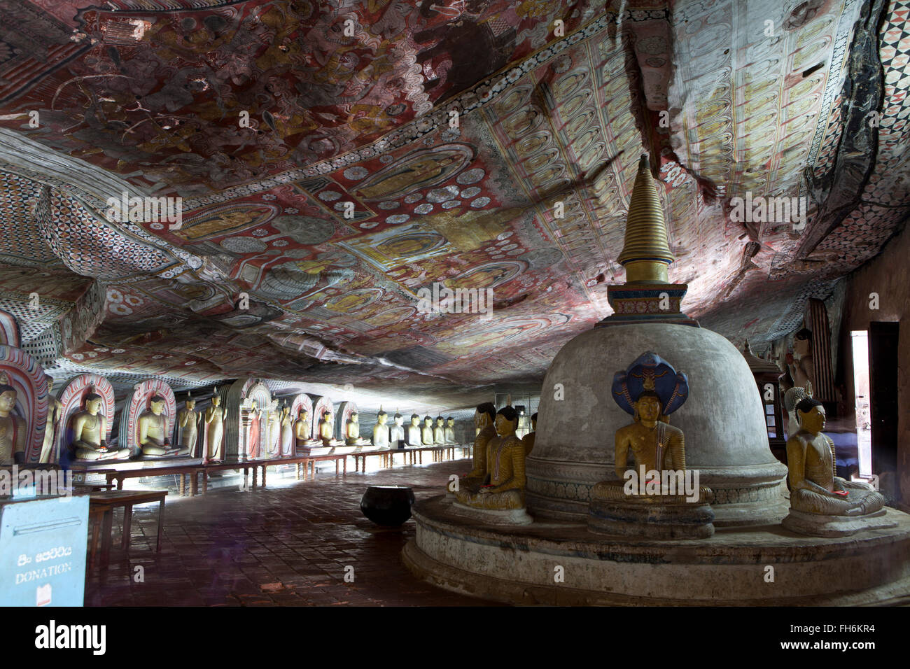Dambulla Rock Caves, Kandi, Sri Lanka Stock Photo - Alamy