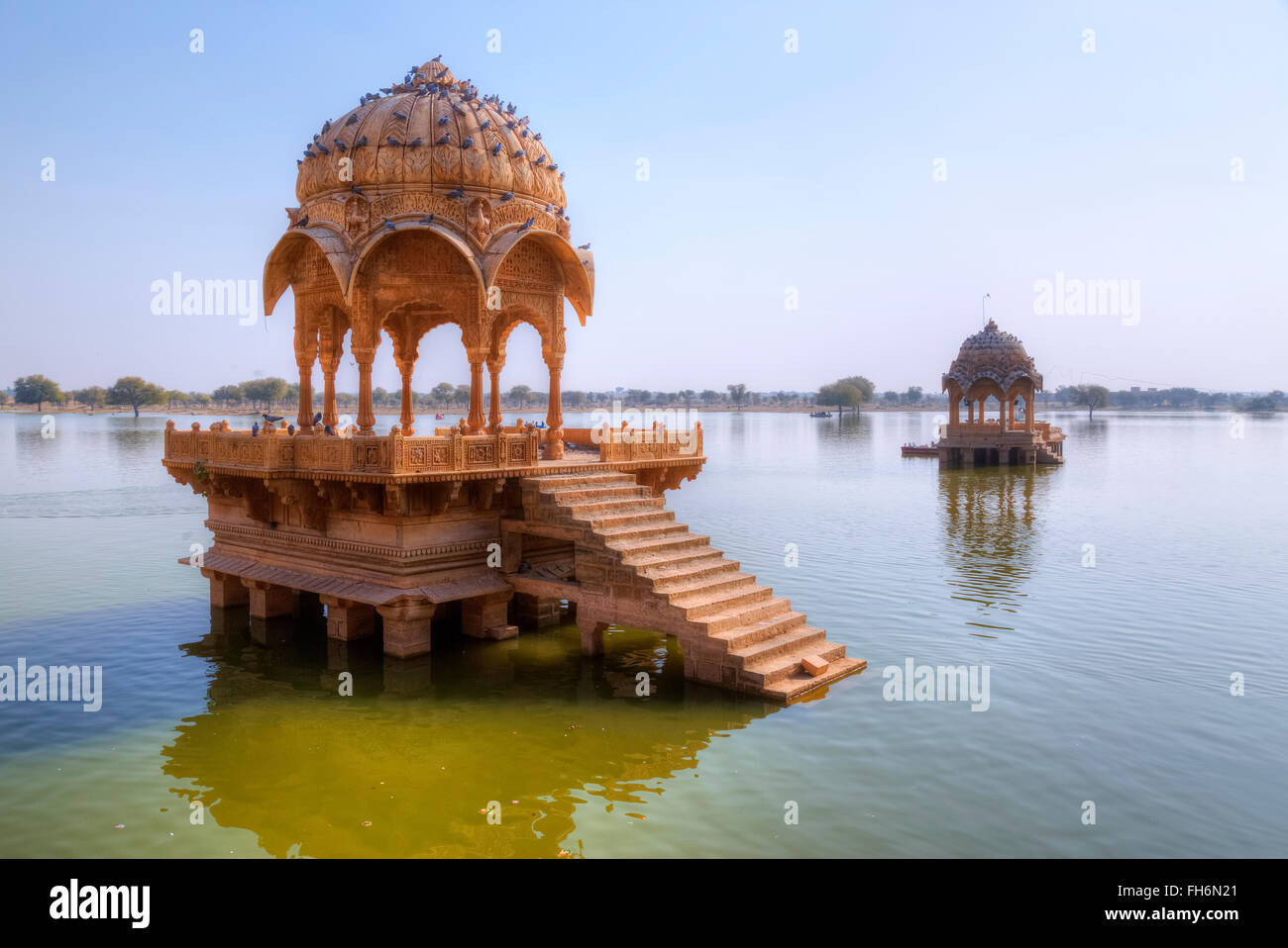 Ganga Sagar Temple In Water