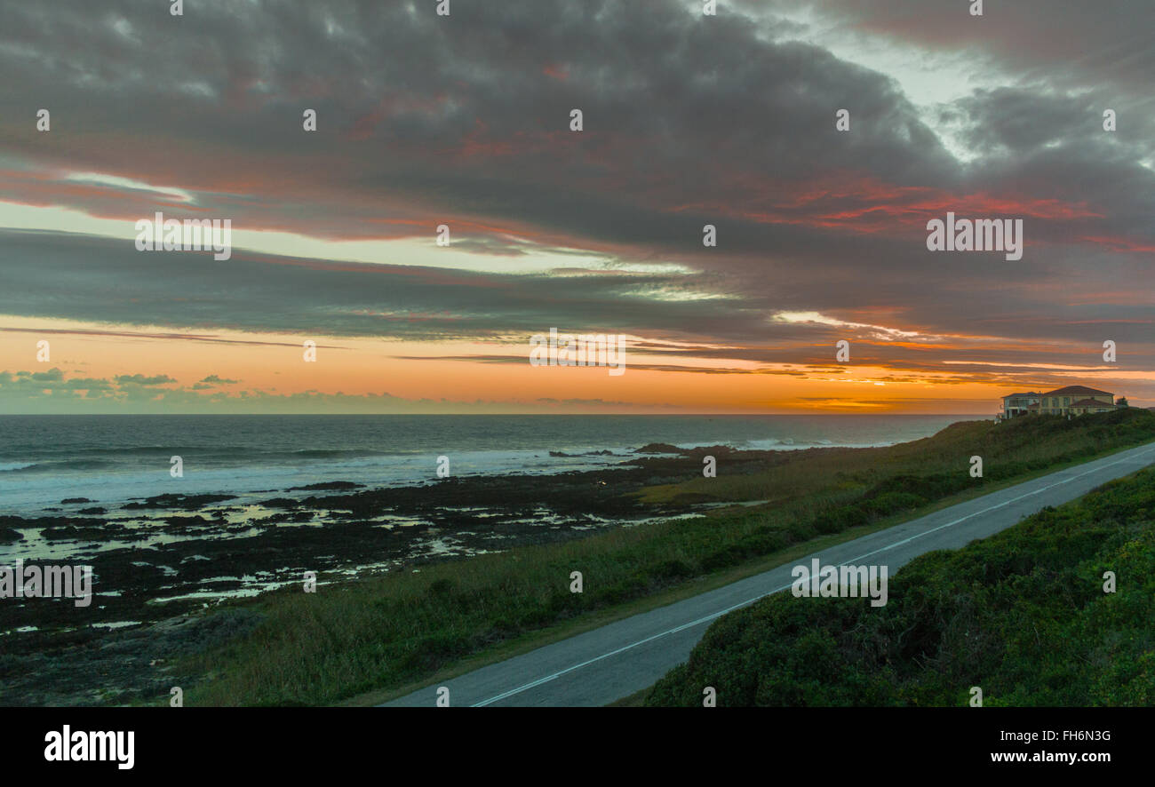 Sunset in Seaview South Africa Stock Photo - Alamy