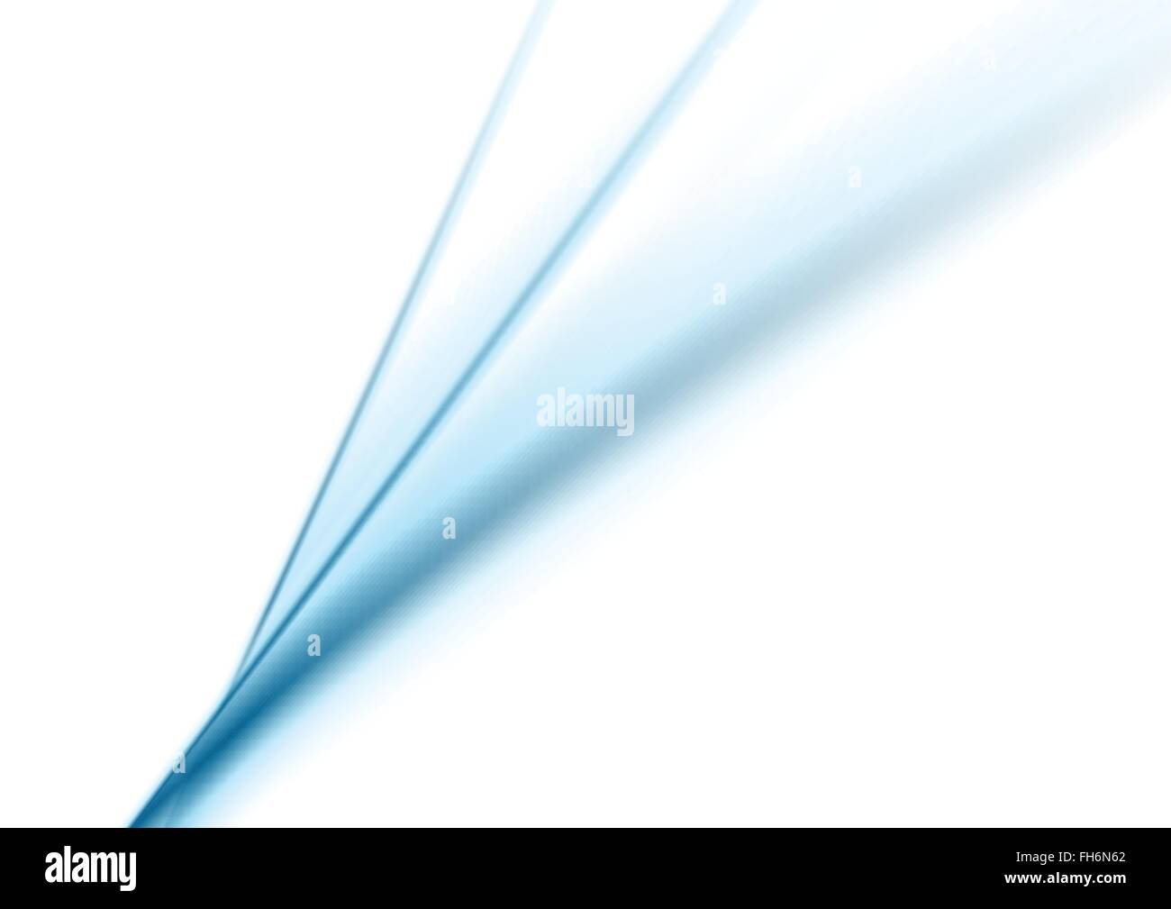 Smooth blue lines on white background. Vector brochure template design ...