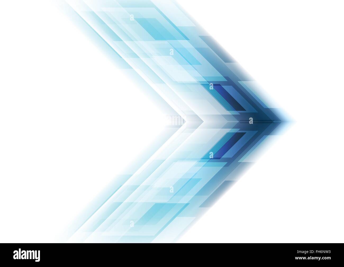 Blue arrow tech background. Vector template graphic design Stock Vector ...