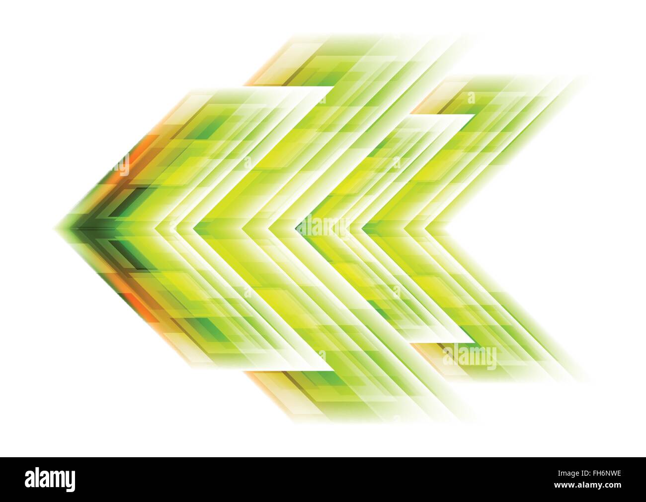 Green arrow tech background. Vector template graphic design Stock ...