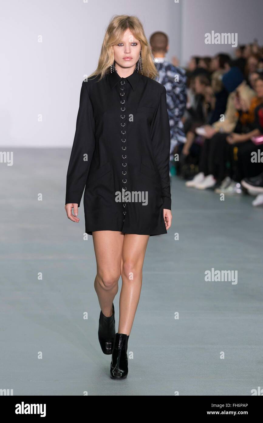 London, UK. 23rd February, 2016. Georgia May Jagger during Ashley ...