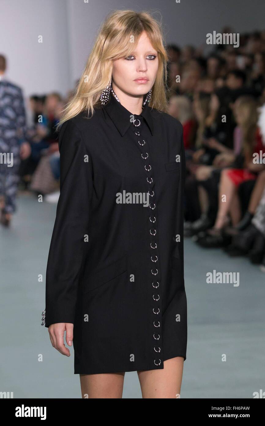 London, UK. 23rd February, 2016. Georgia May Jagger during Ashley ...