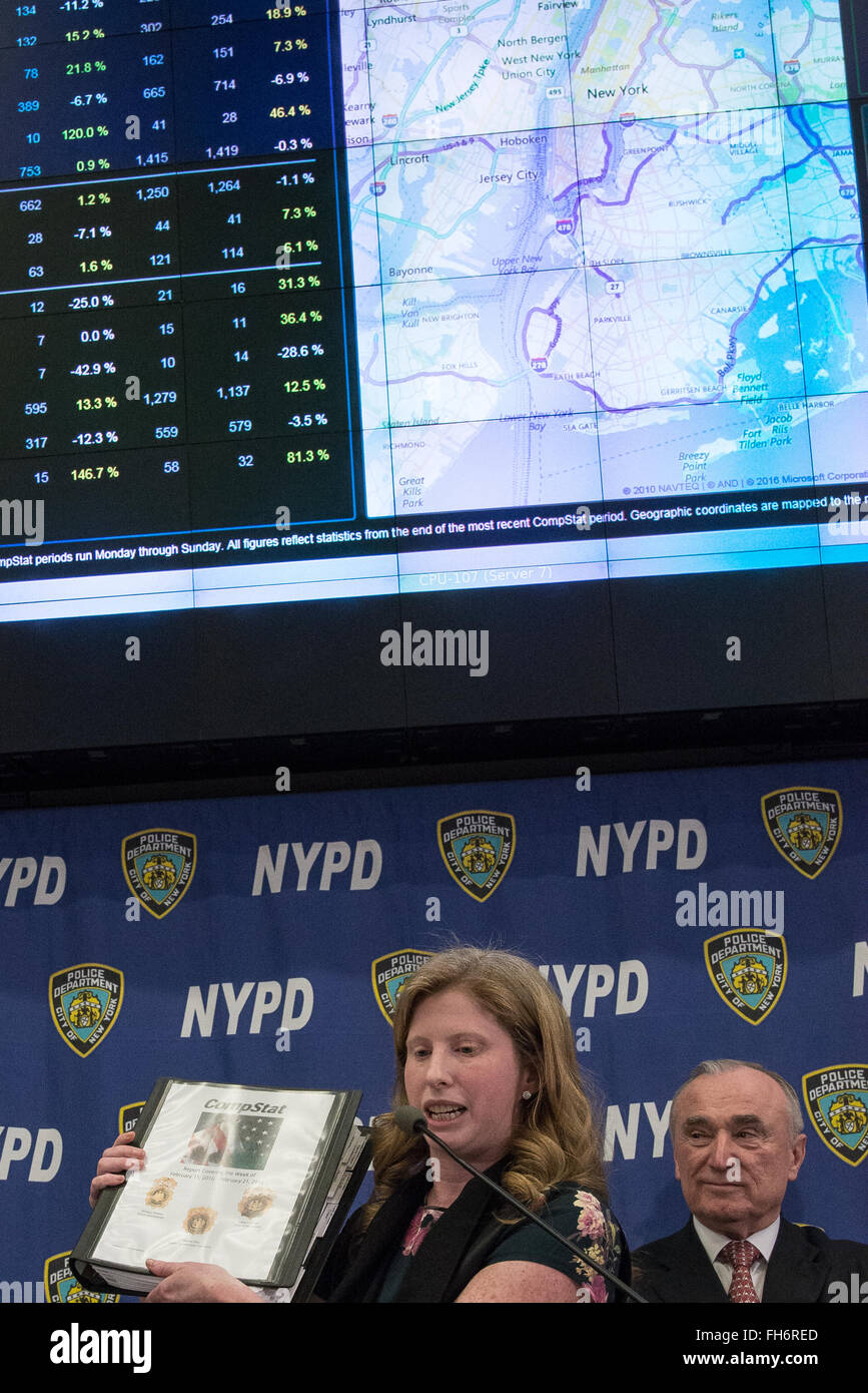 New York, United States. 23rd Feb, 2016. NYPD Deputy Commissioner of ...