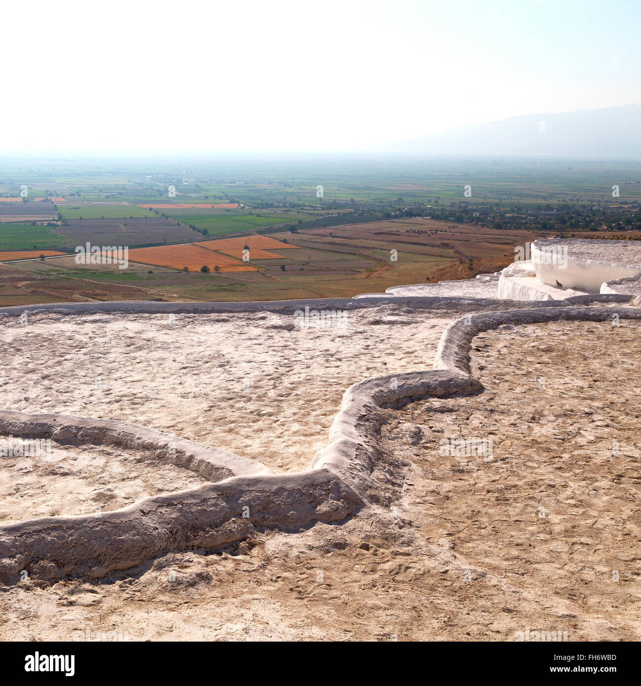 unique abstract in pamukkale turkey asia the old calcium bath and ...