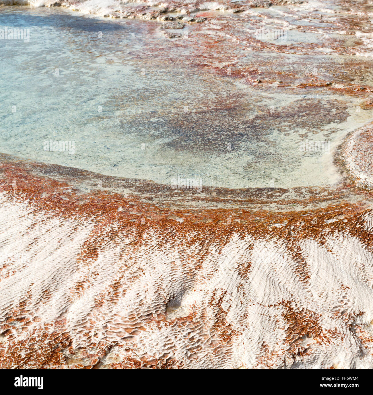 unique abstract in pamukkale turkey asia the old calcium bath and ...