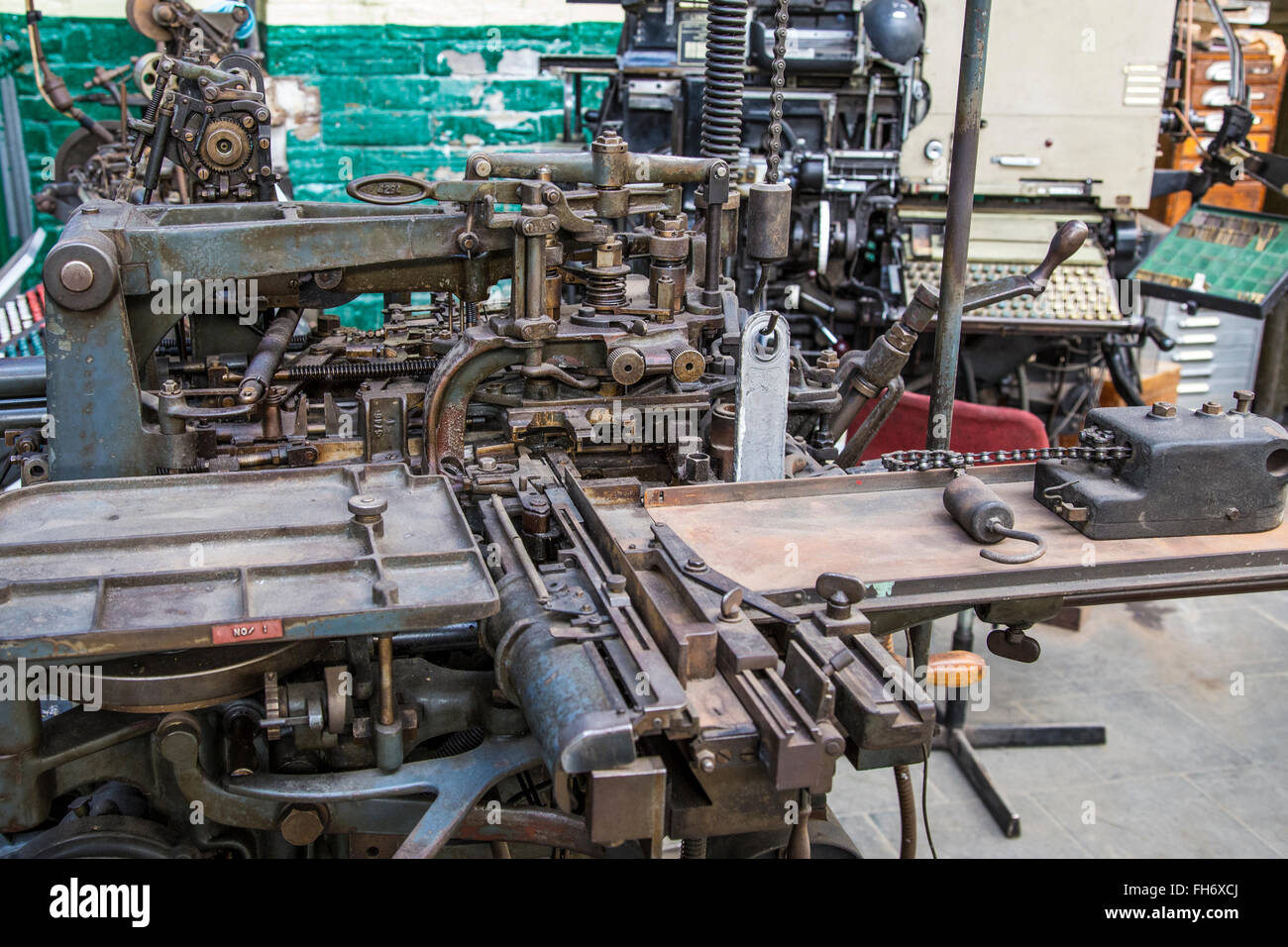 The Printing Gallery at Bradford Industrial Museum, West Yorkshire, UK ...